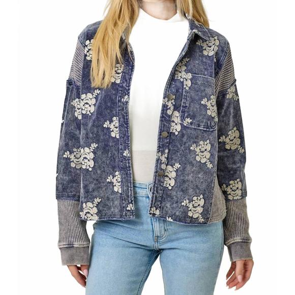Mystree | Jackets & Coats | New Mystree Embroidered Floral Jacket With ...